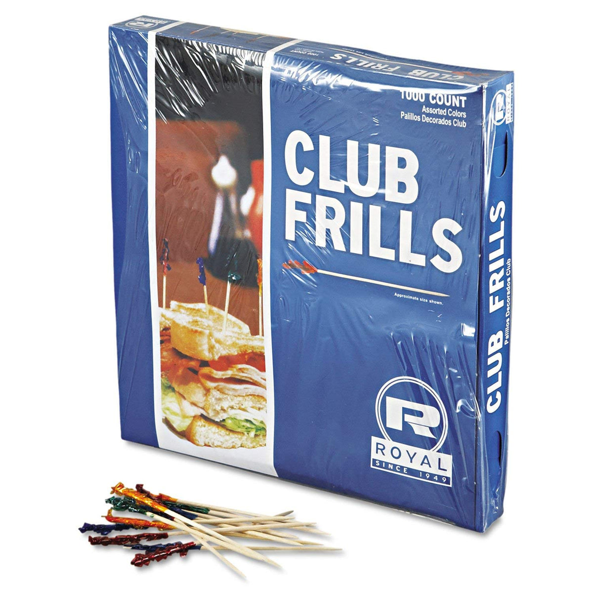 (PA-2675) Club Frills, 1000 Count, Assorted colors for Finger Food and ...